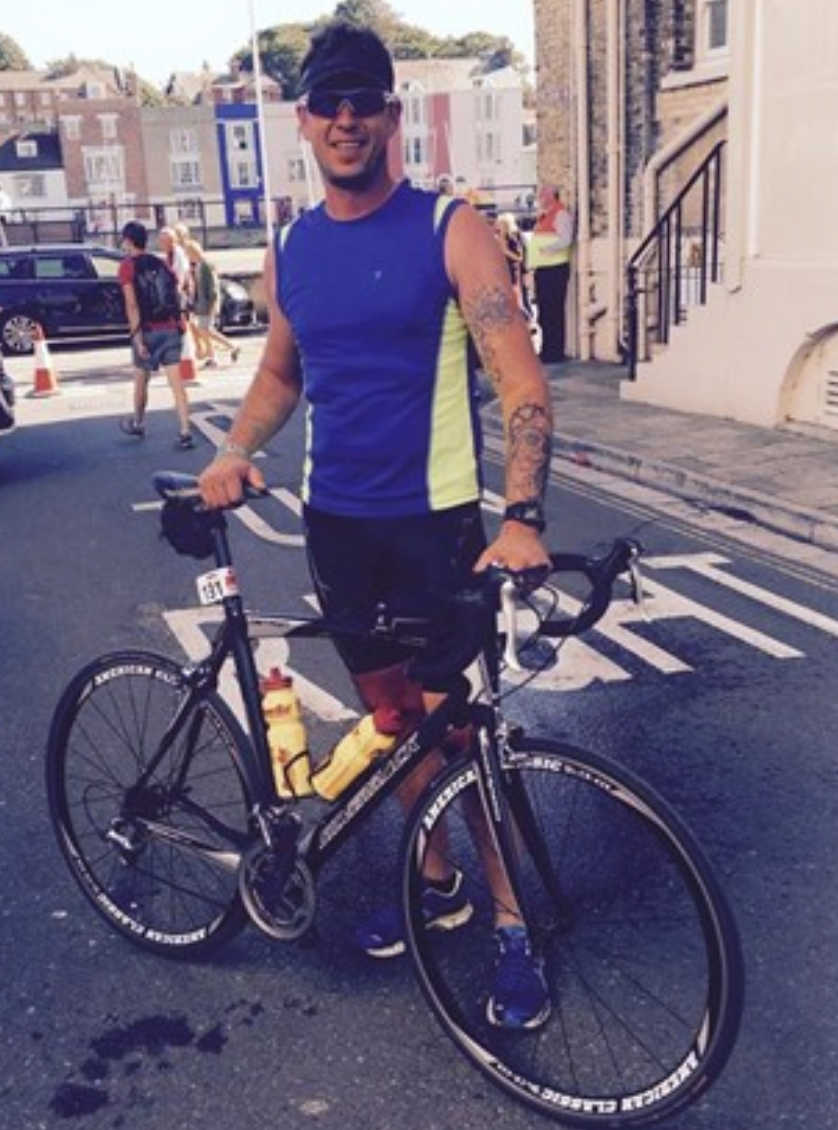 keith bike Risbridger IRONMAN Vichy France 2019 - Risbridger