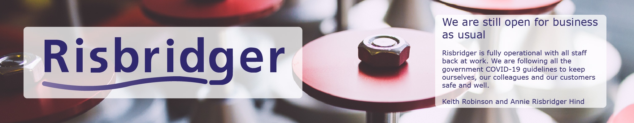 Risbridger Fully Open for Business - Risbridger